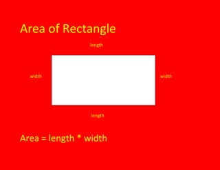 Area of rectangle | DOCX