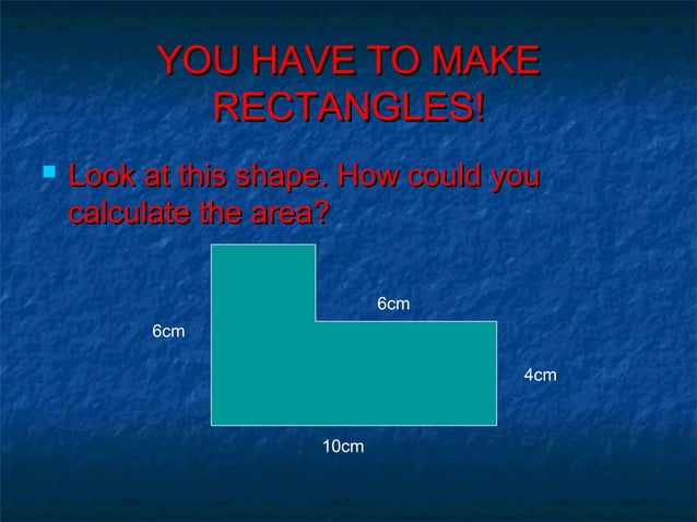 Area of rectangles | PPT | Physics | Science
