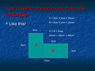 Area of rectangles | PPT