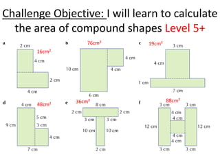 Area of rectangles and triangles | PPTX