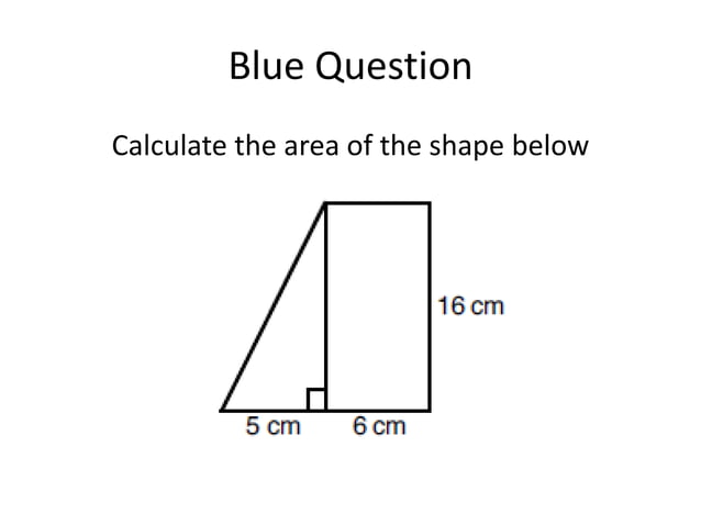 Area of rectangles and triangles | PPTX | Physics | Science