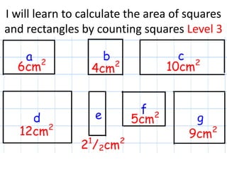 Area of rectangles and triangles | PPTX