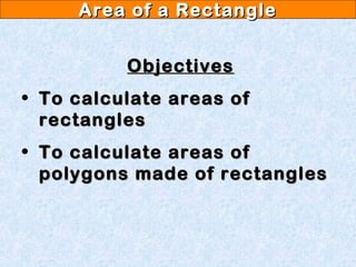 Area of rectangles_jb | PPT