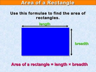 Area of rectangles_jb | PPT