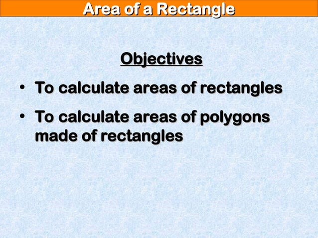 area_of_rectangles_JB.ppt area rectangle | PPT