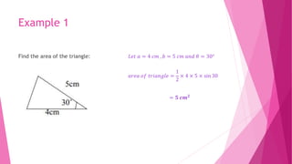 Area of SAS Triangles.pptx | Geography | Science