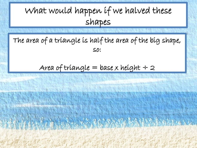 area of shapes.pptx. Finding the area of 2d shapes | PPTX