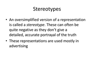 Area of study 1 representation v 2 | PPT