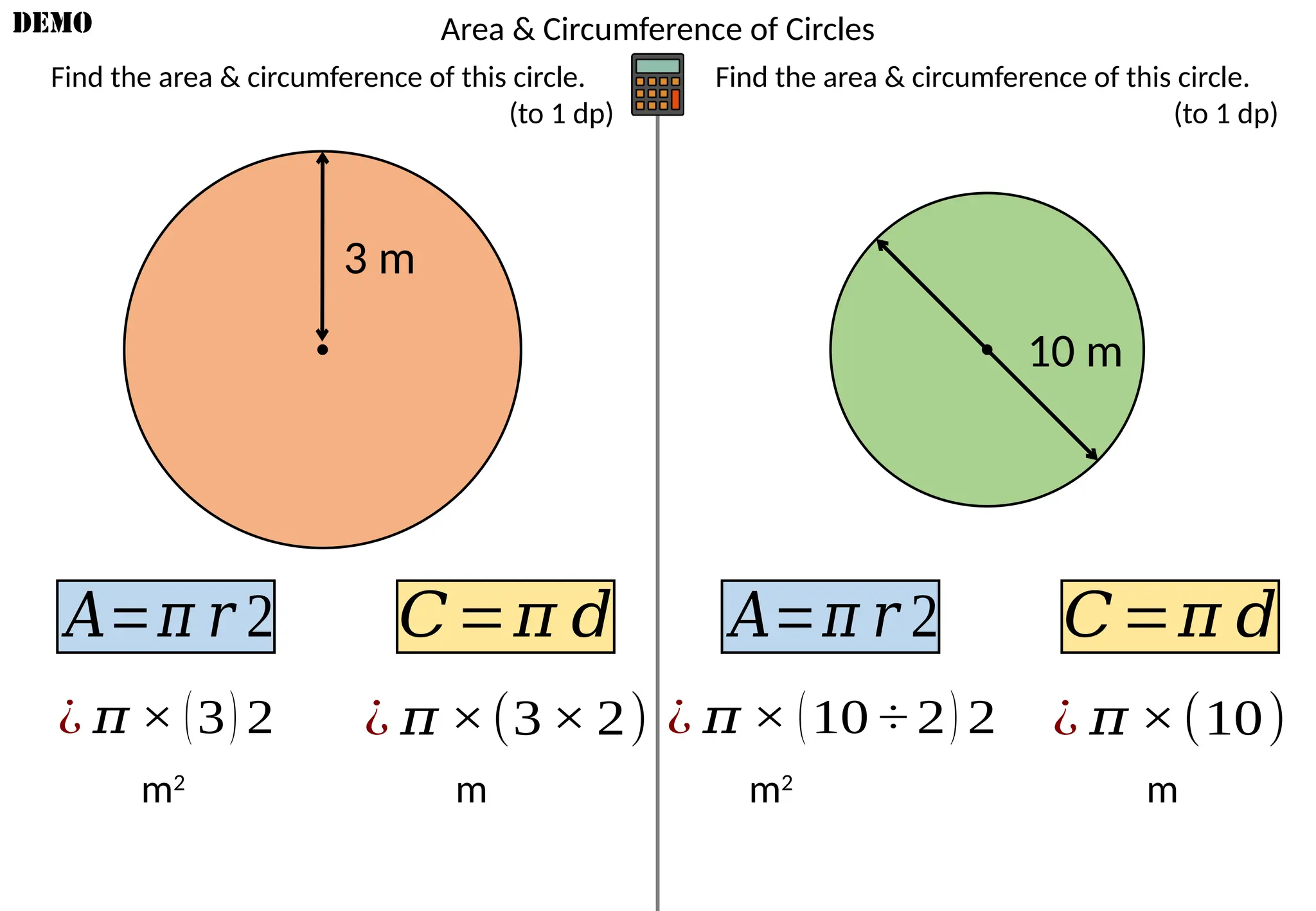 Area of the circle Area of the circle..pptx