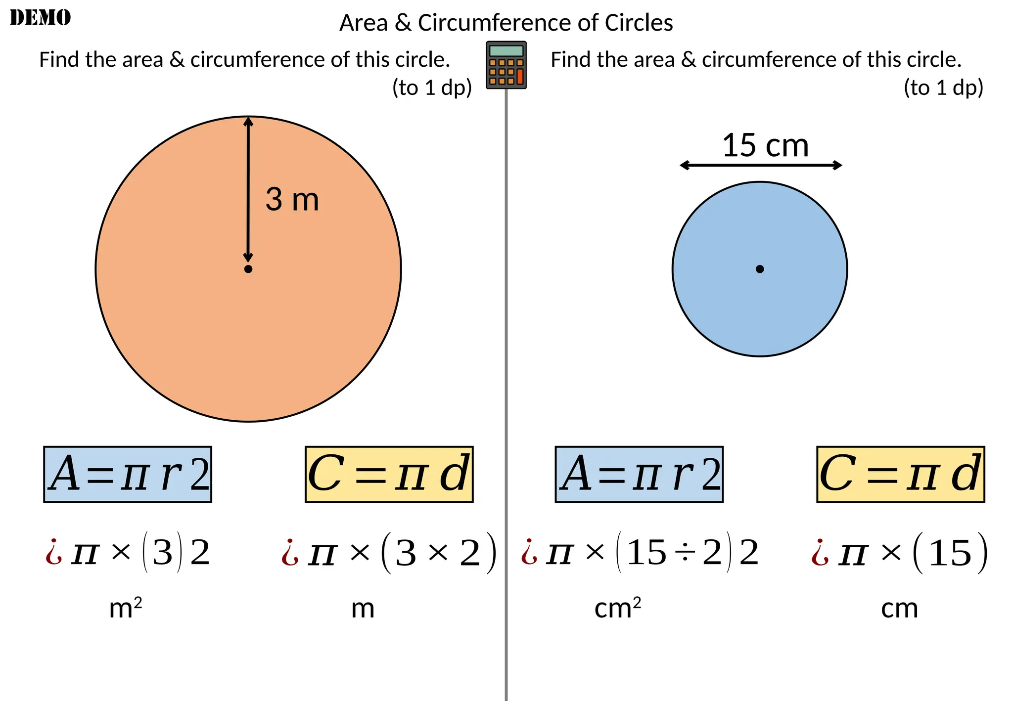 Area of the circle Area of the circle..pptx