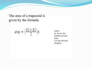 Area of trapezium | PPTX