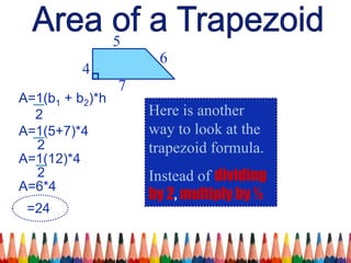 Area of trapezium | PPTX