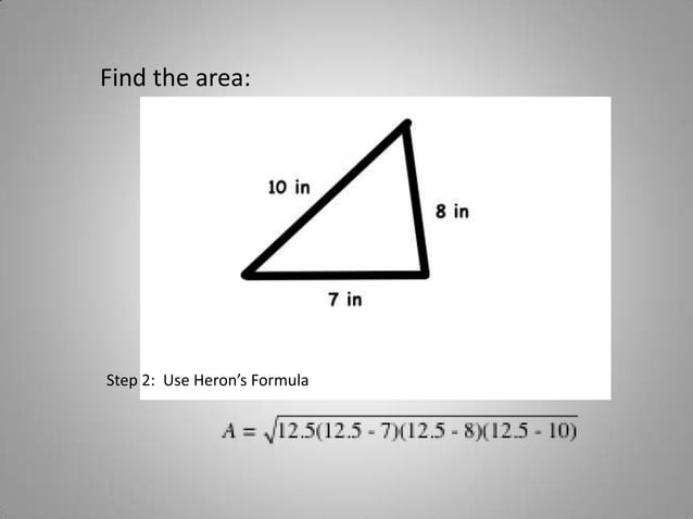 Area of triangle | PPTX | Physics | Science