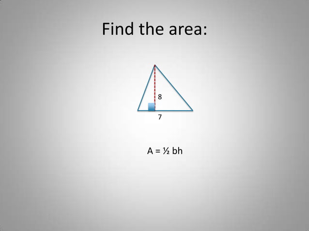 Area of triangle | PPTX | Physics | Science