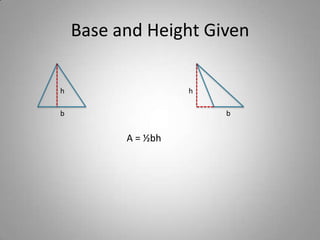Area Of A Triangle Powerpoint