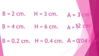Area of triangle copy | PPTX