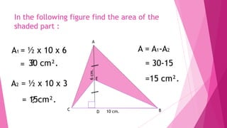 Area of triangle copy | PPTX