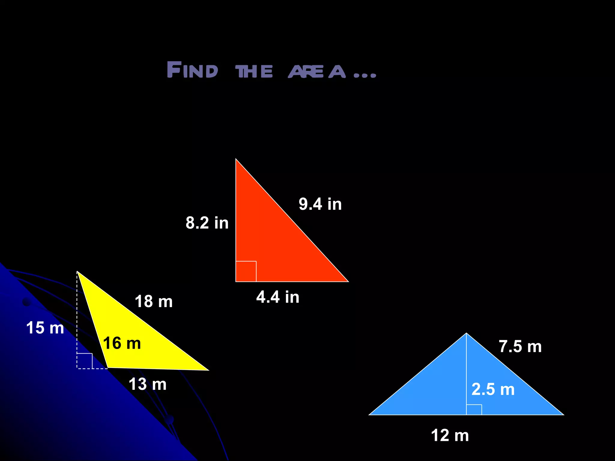 Area of Triangles | PPT