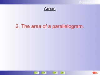 Area parallelograms | PPT