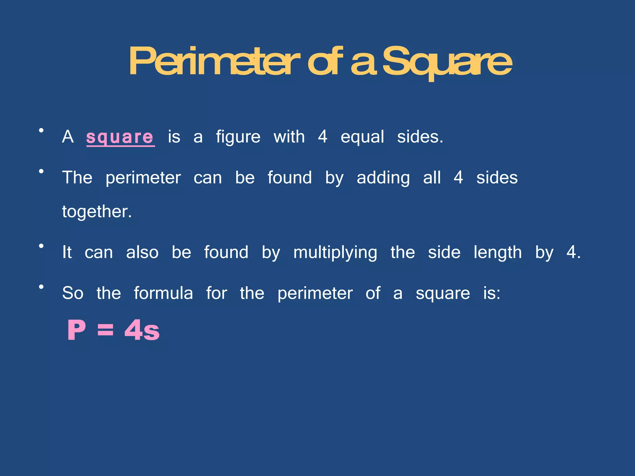 Area & Perimeter | PPT