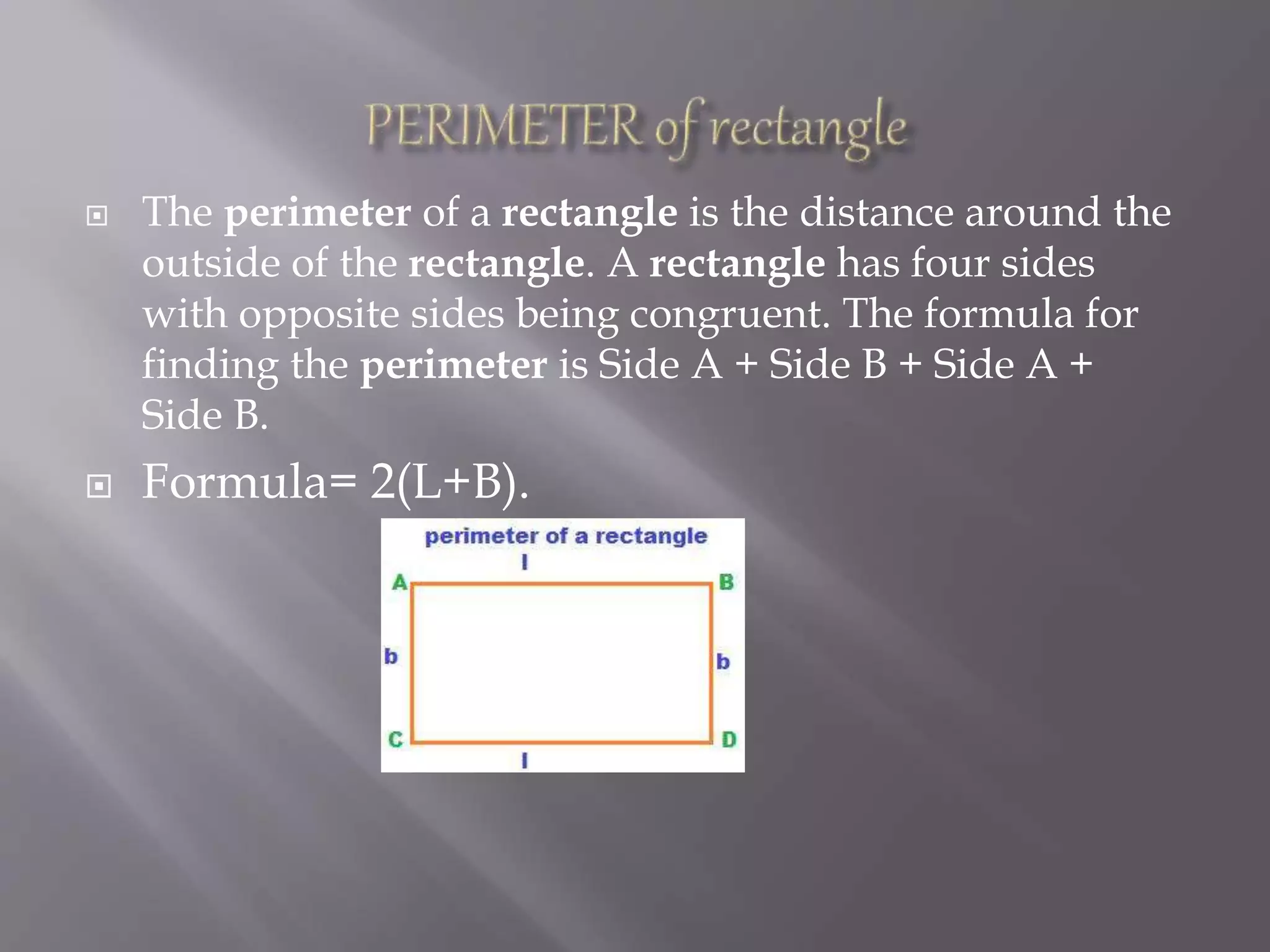 Area & perimeter | PPT