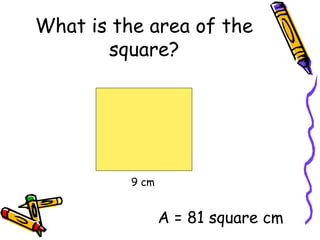 Area Perimeter and Volume of simple shapes | PPT