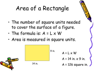 Area Perimeter and Volume of simple shapes | PPT