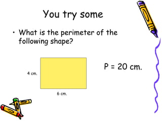 Area Perimeter and Volume.ppt class seven | PPT