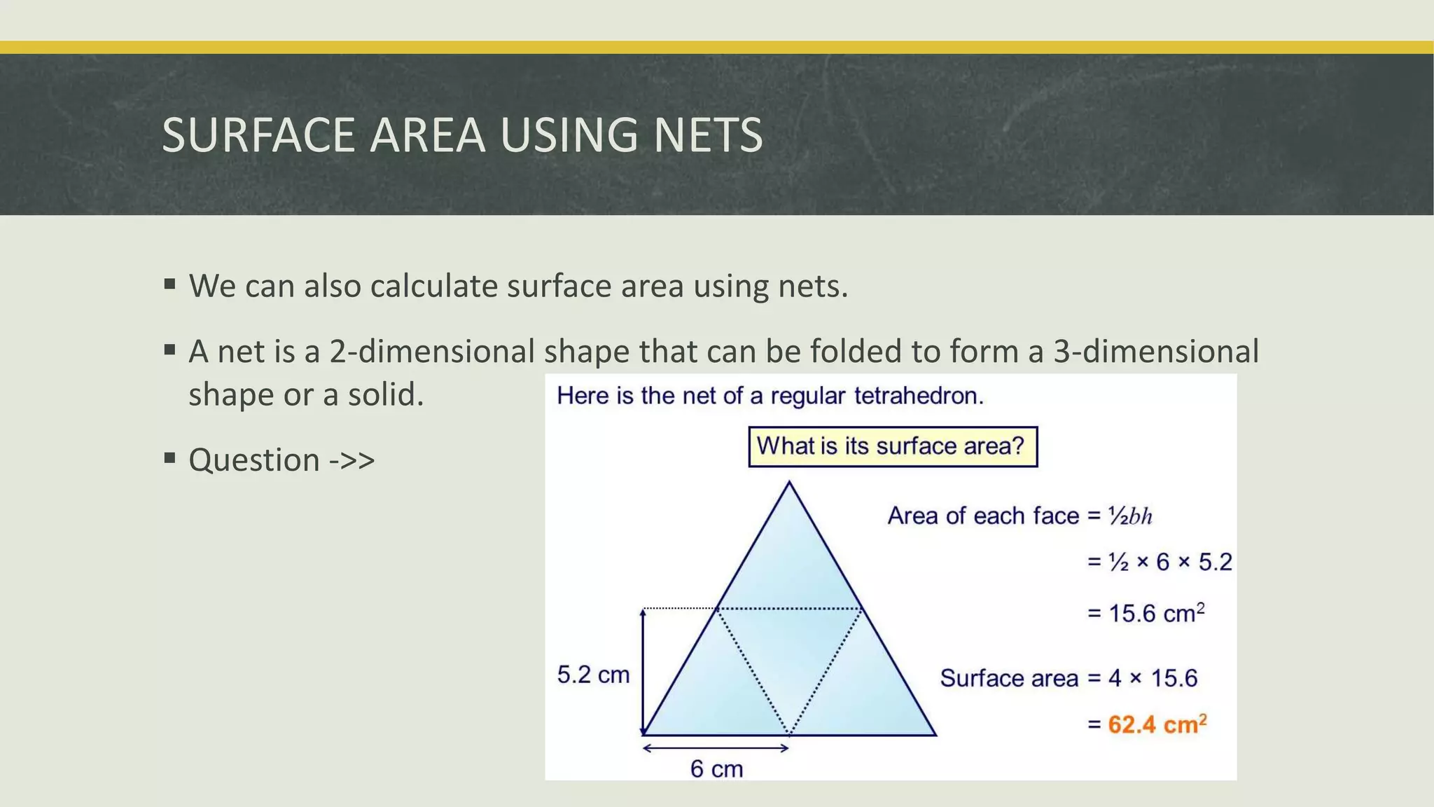 Area, Perimeter and Volume | PPTX