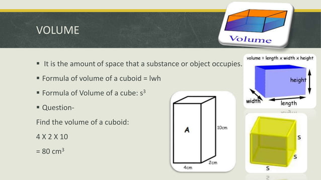 Area, Perimeter and Volume | PPTX | Physics | Science