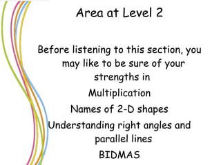 Area powerpoint | PPT