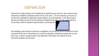 Areas de figuras | PPT