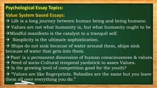 AREAS AND DIMENSIONS OF ESSAY WRITING.pptx