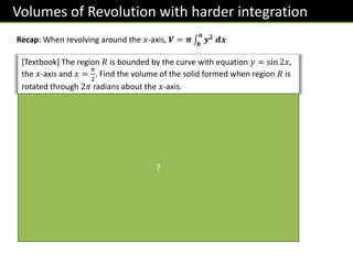 Areas and Volumes of Revolution 2024 Final | PPTX