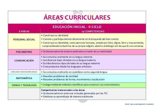Programa curricular de Educación Inicial – Ciclo II