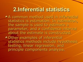 Areas In Statistics | PPT