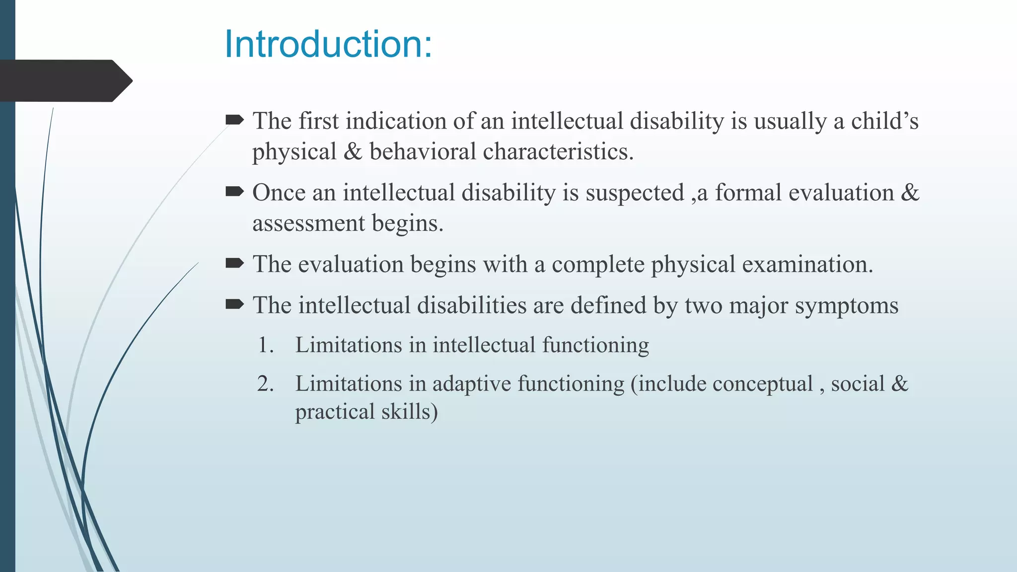 Areas of assessment_for_intelletual_disability | PPTX