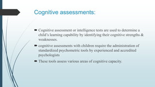 Areas of assessment_for_intelletual_disability | PPTX