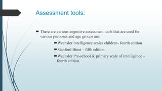 Areas of assessment_for_intelletual_disability | PPTX