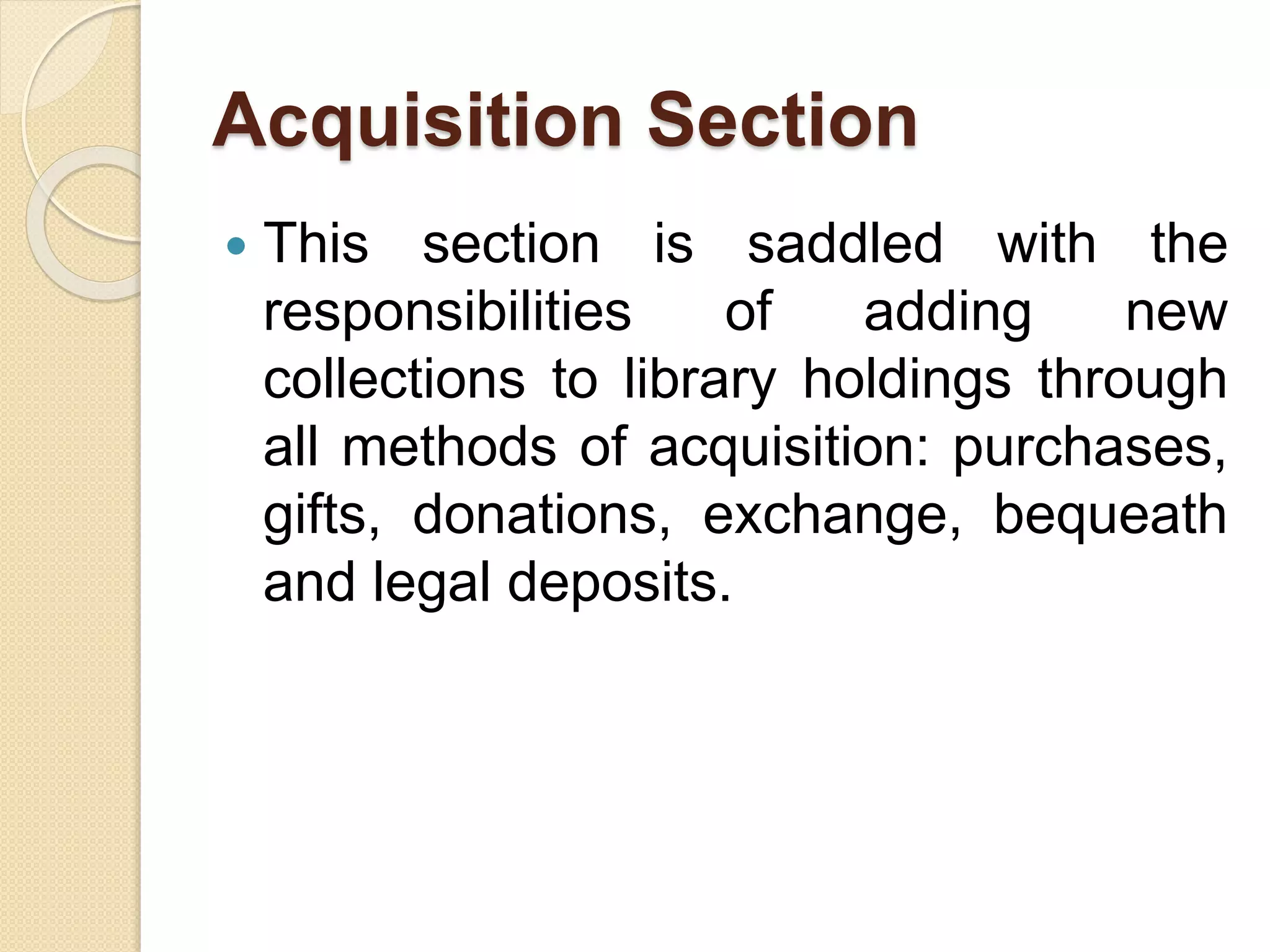 Areas of automation in library | PPTX