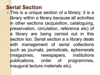 Areas of automation in library | PPTX