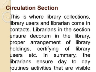Areas of automation in library | PPTX