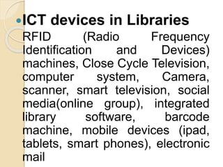 Areas of automation in library | PPTX