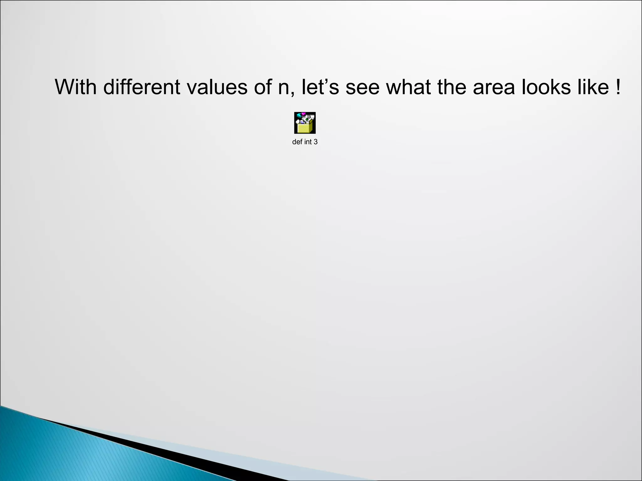 Areas of bounded regions | PPT