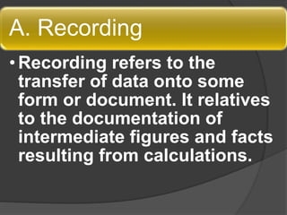 Area's of data processing | PPTX