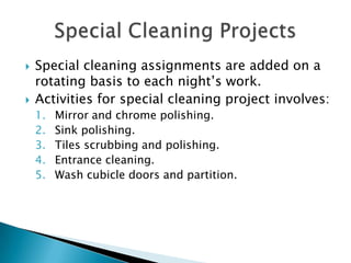 Areas of housekeeping department responsbilities | PPTX