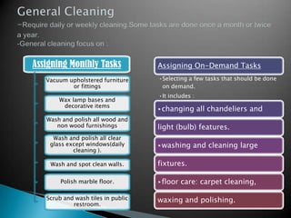 Areas of housekeeping department responsbilities | PPTX