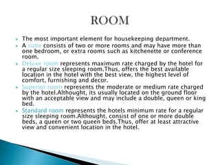 Areas of housekeeping department responsbilities | PPTX