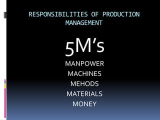 Areas of management | PPT