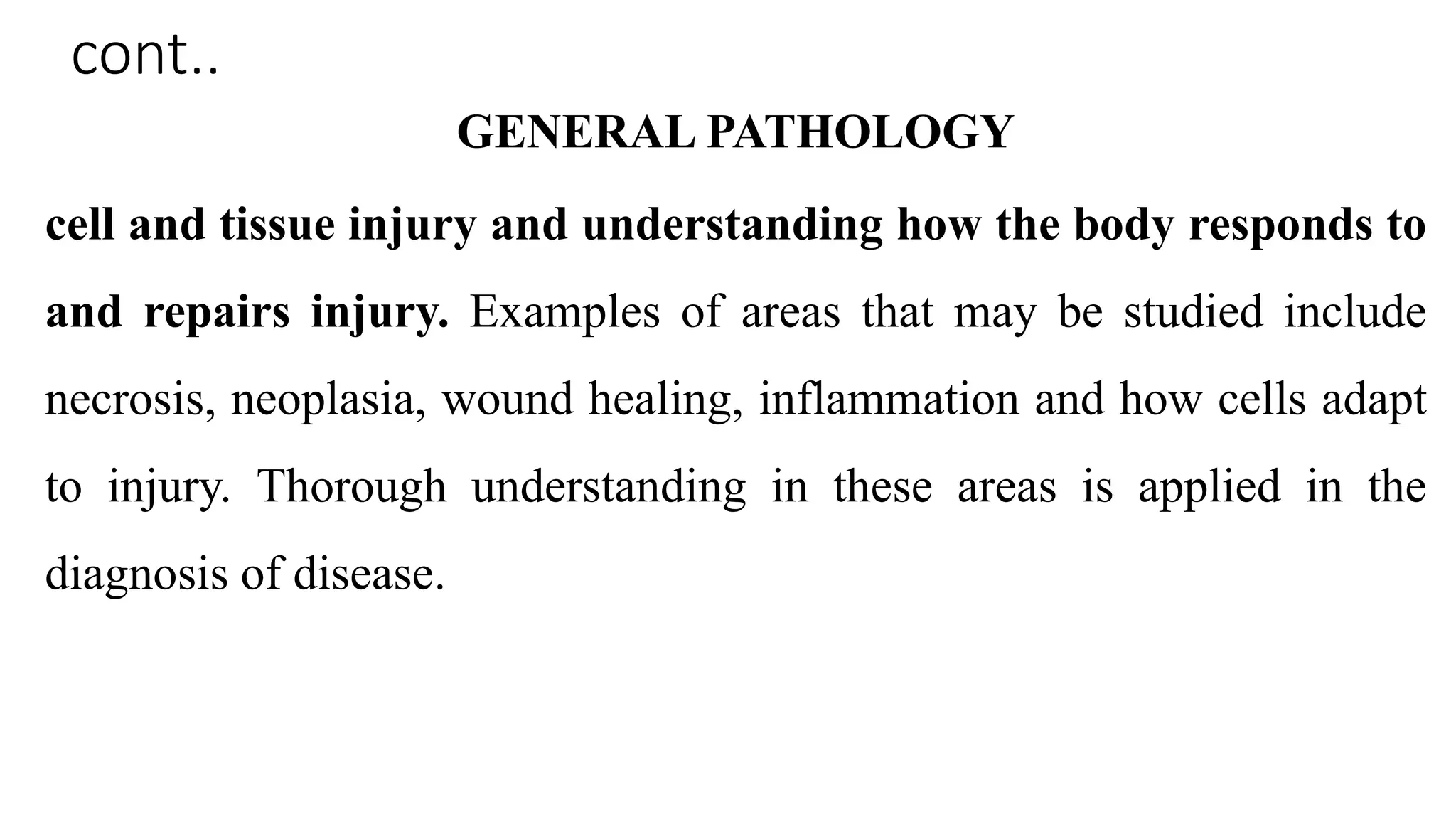 AREAS OF PATHOLOGY OR TYPES OF PATHOLOGY OR.pptx